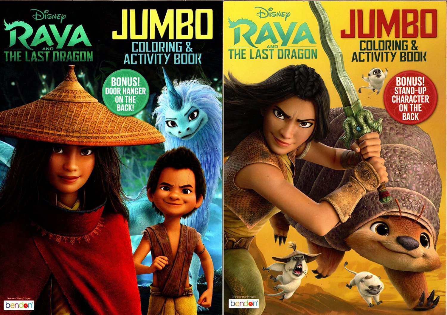 Disney Raya and The Last Dragon - Jumbo Coloring & Activity Book (Set ...