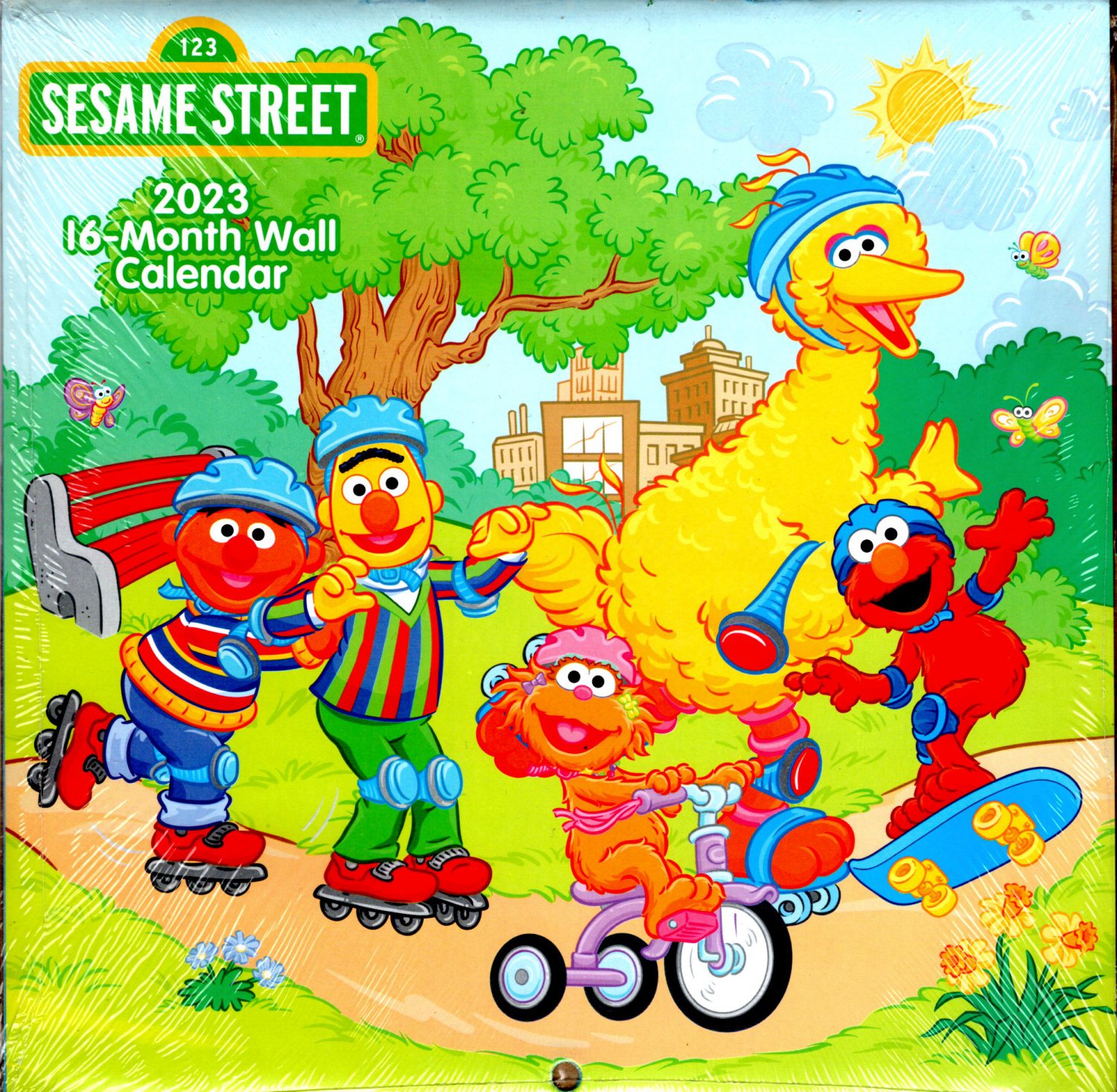123 Sesame Street - 16 Month 2023 Wall Calendar