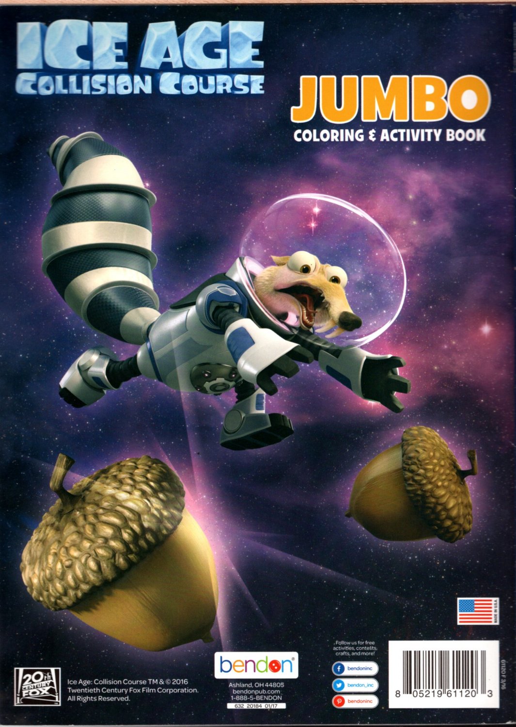 Ice Age Collision Course - Coloring & Activity Book - Spaced Out