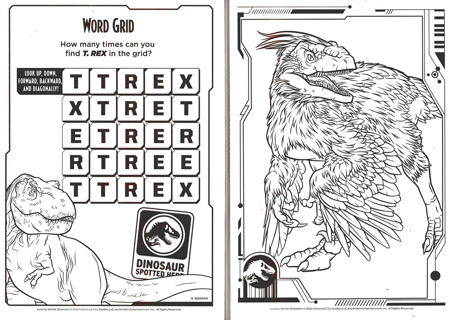 Jurassic World - Jumbo Coloring & Activity Book v2