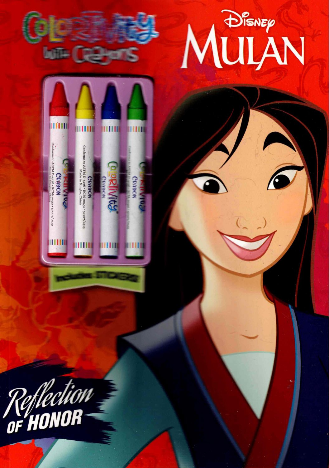 Disney Mulan - Coloring & Activity Book - Reflection of Honor Includes ...