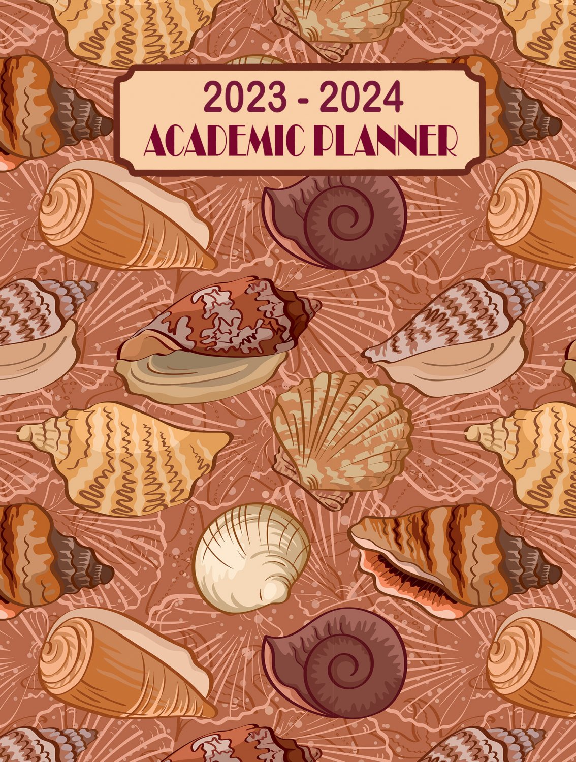 2023-2024 Student Academic Planner Calendar - School College Weekly ...