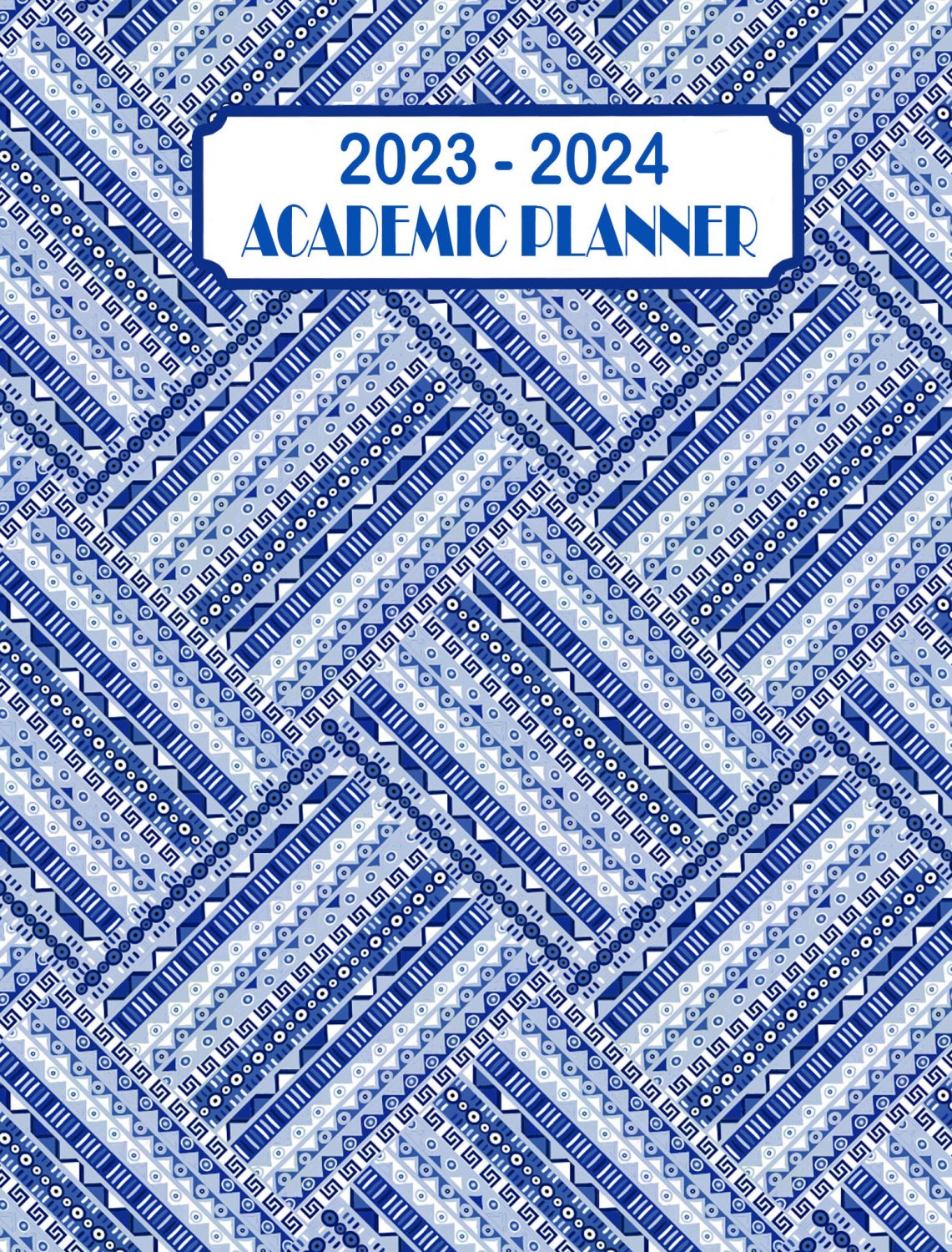 2023-2024 Student Academic Planner Calendar - School College Weekly ...