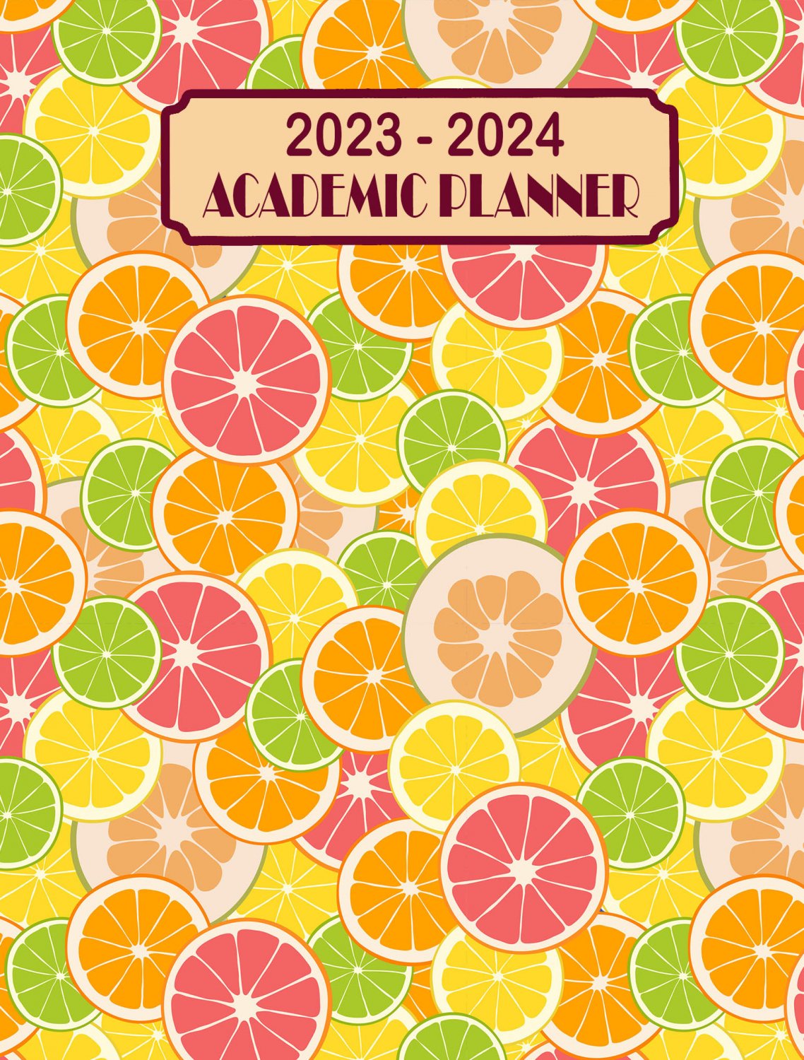 2023-2024 Student Academic Planner Calendar - School College Weekly ...