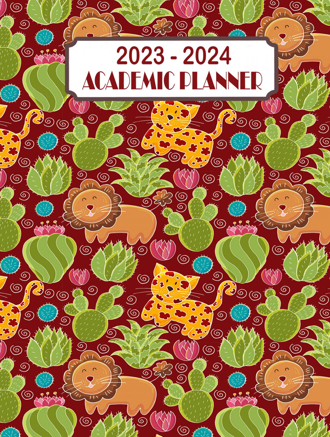 2023-2024 Student Academic Planner Calendar - School College Weekly ...