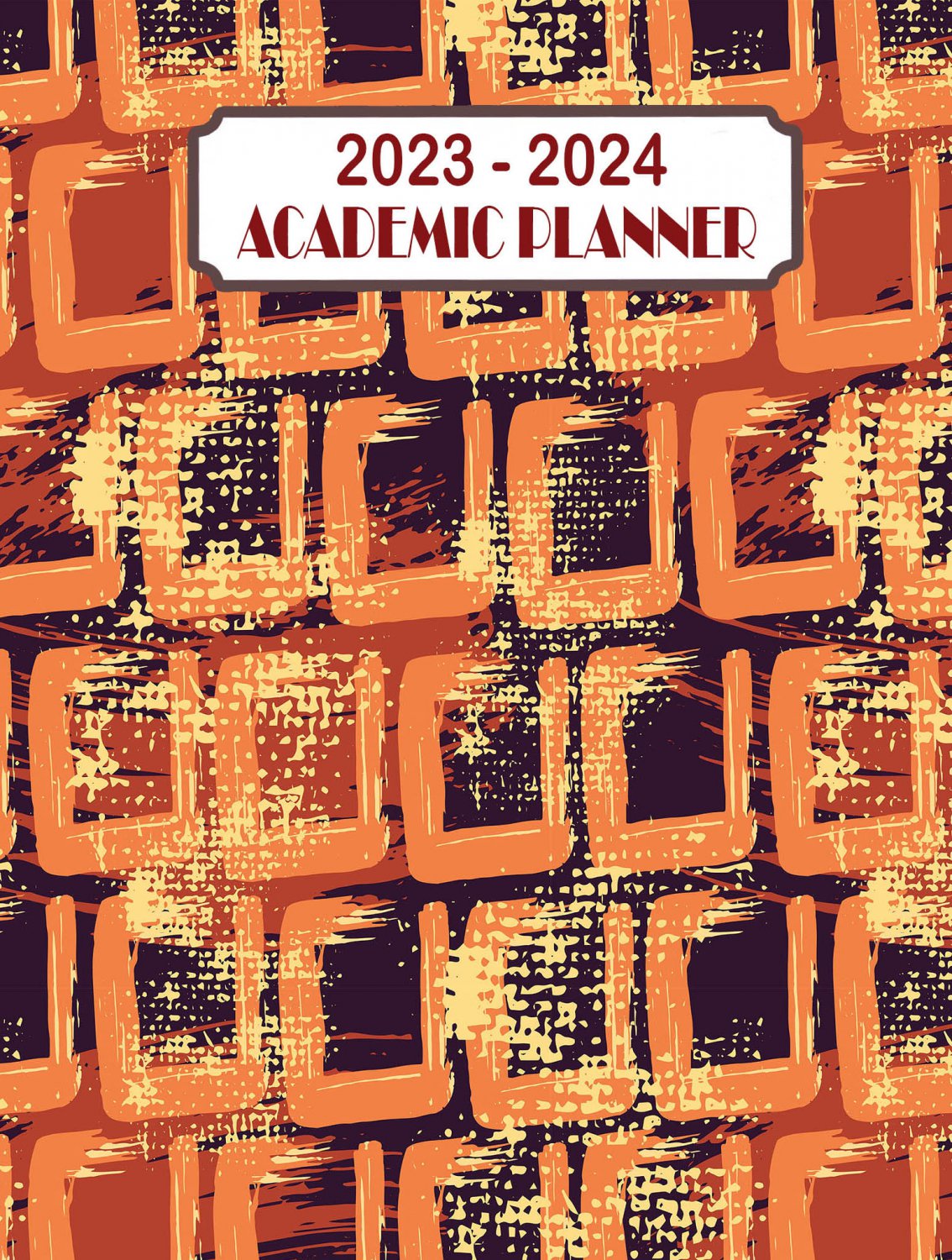2023-2024 Student Academic Planner Calendar - School College Weekly ...
