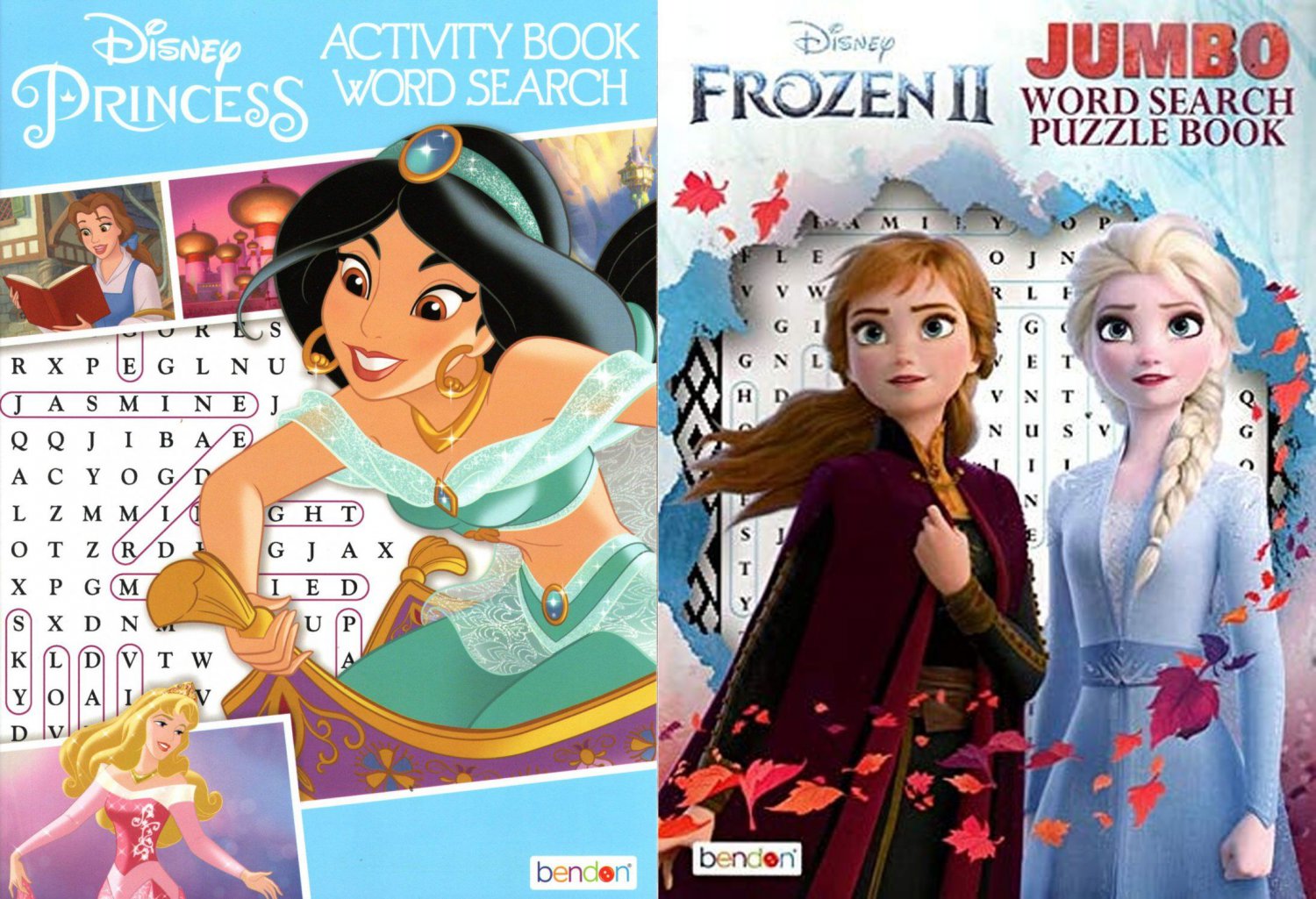 Disney Princess & Frozen II - Activity Book Word Search (Set of 2 Books)