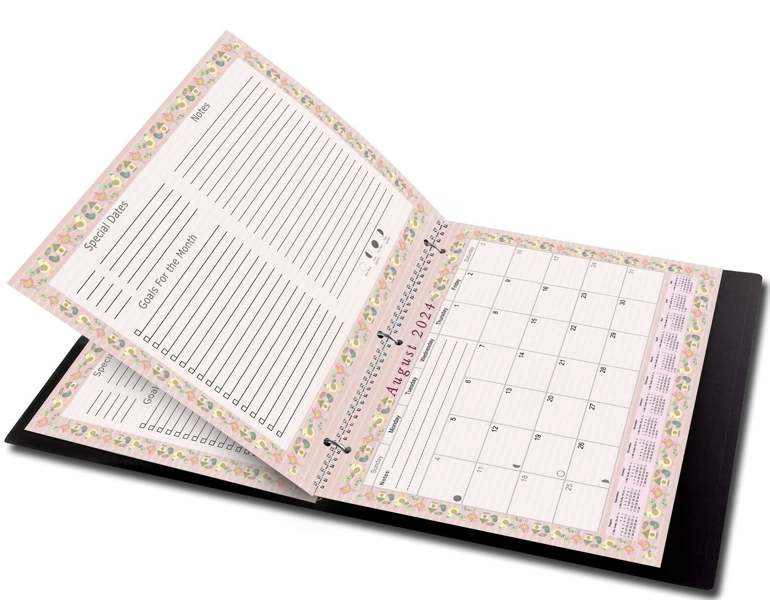 2024 - 2025 Academic Year 12 Months Student Calendar / Planner for Wall ...