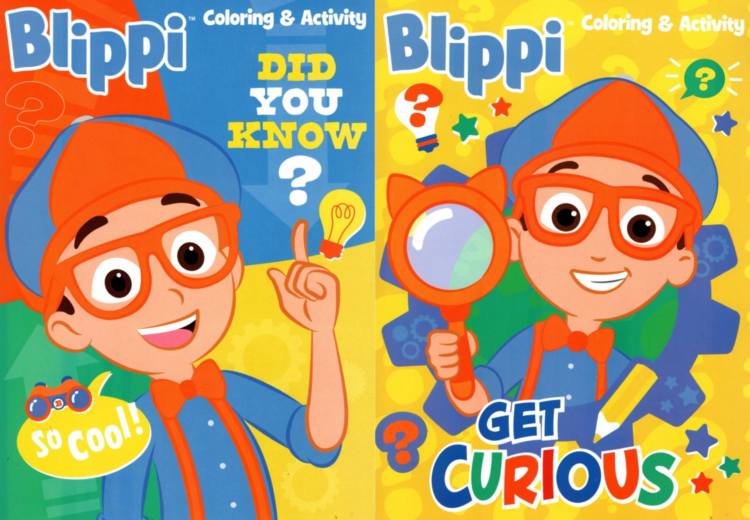 Blippi - Did you Know? and Get Curious - Coloring & Activity Book (Set ...