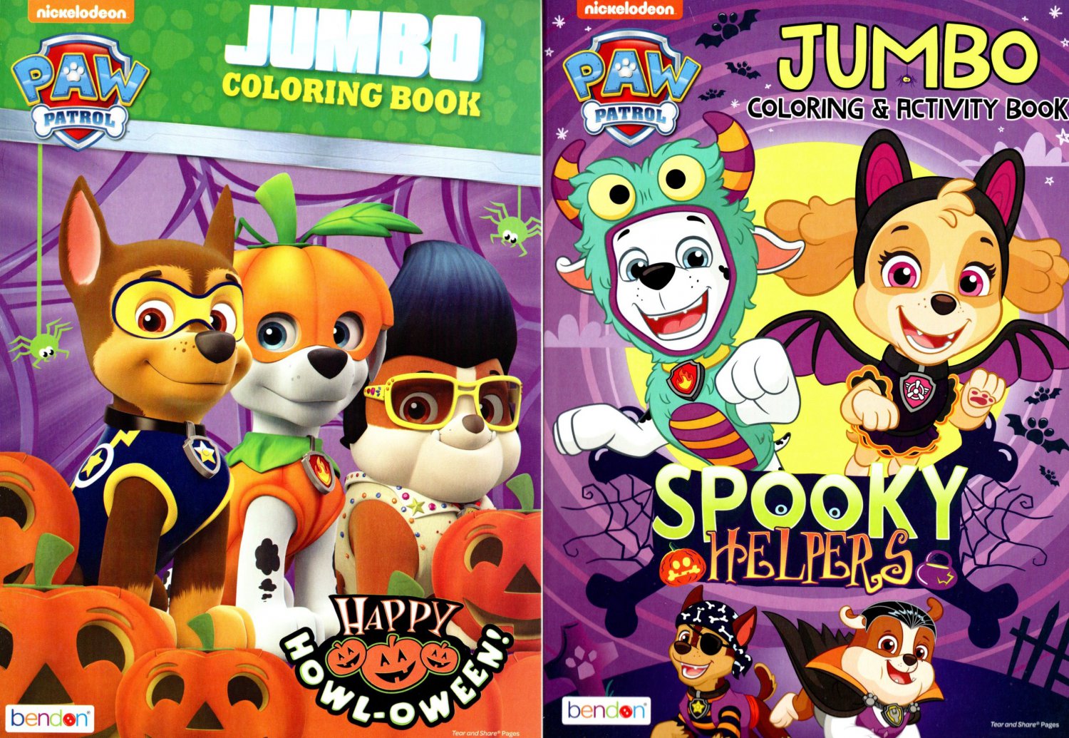 Paw Patrol - Happy Howl-Oween & Spooky Helpers - Halloween Jumbo ...