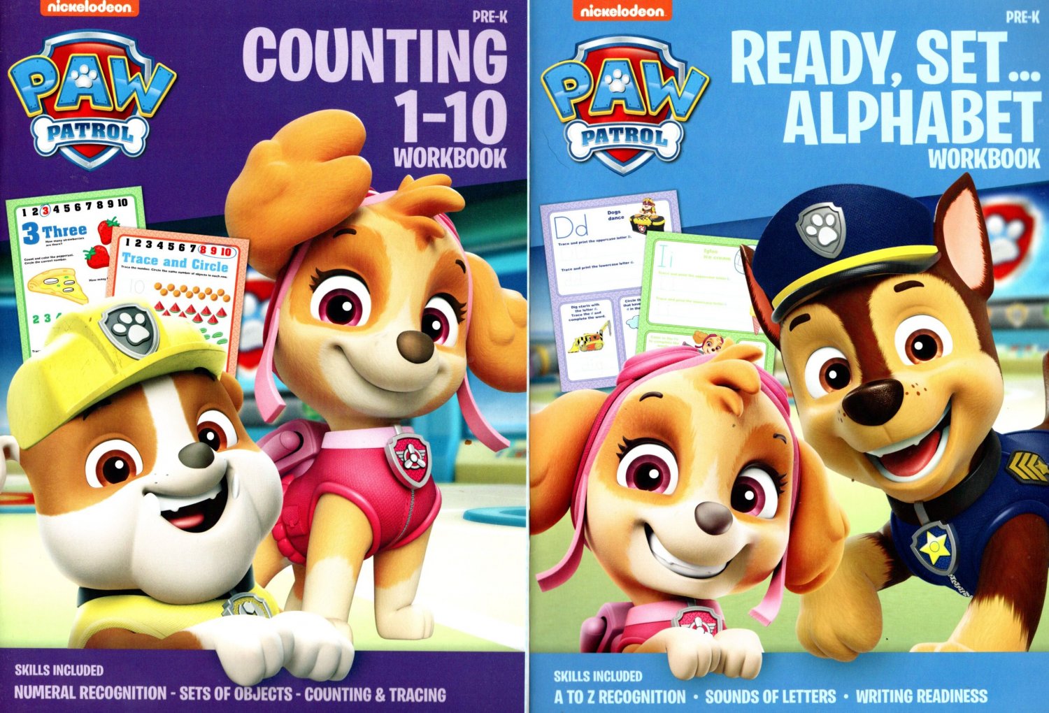 Pre-K Paw Patrol - Caunting 1-10 & Ready, Set..., Alphabet ...
