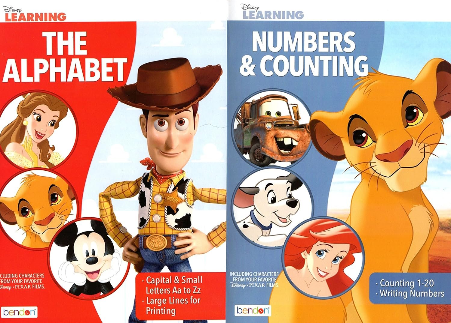 Numbers and Counting / The Alphabet - Disney - Educational Activity ...