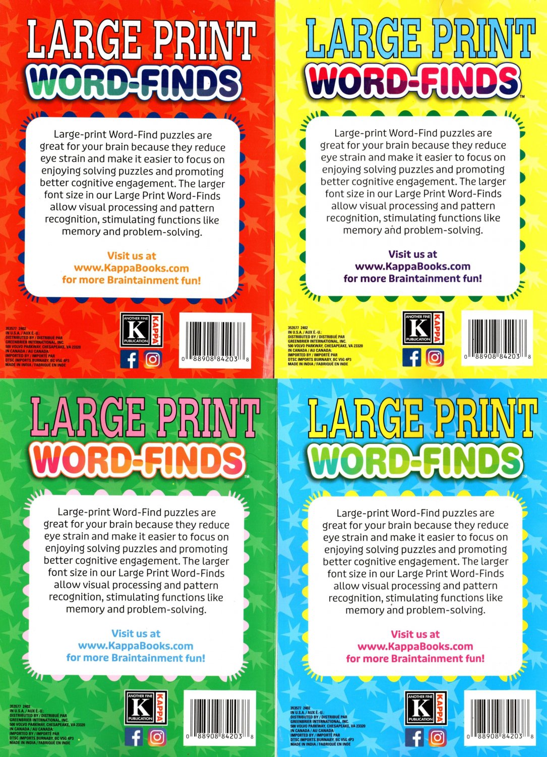 Large Print Word - Finds, Easy-To-Read Puzzle Fun! (All New Puzzles ...