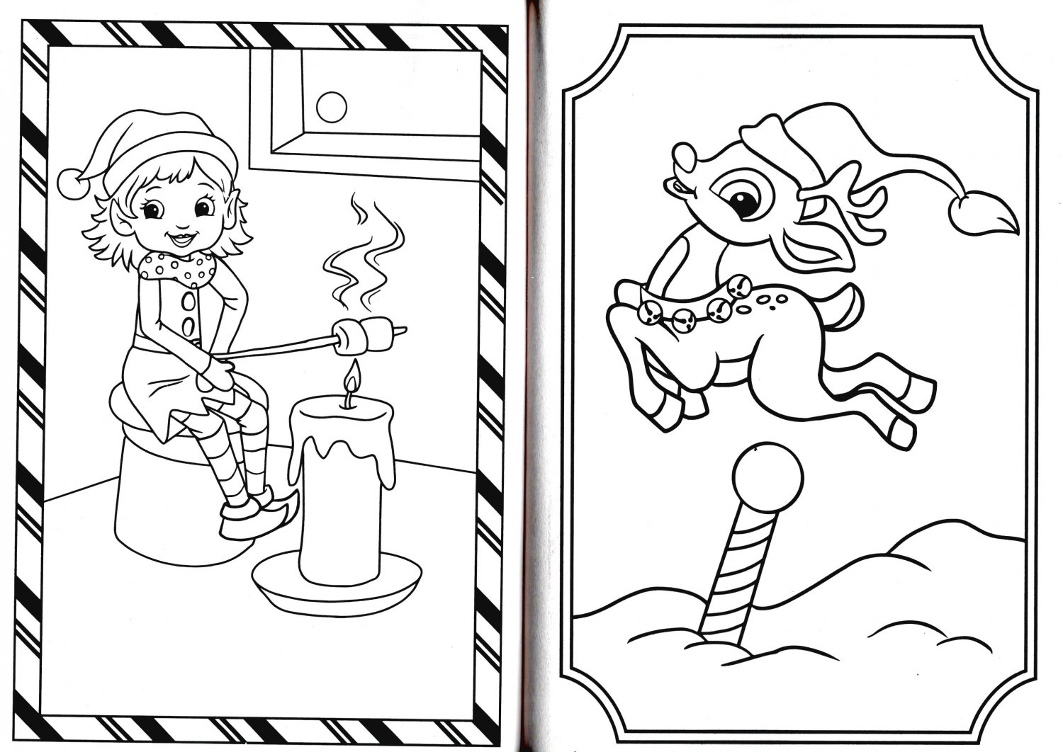 Magical Christmas & Santa's Christmas Surprise - Holiday - Coloring ...