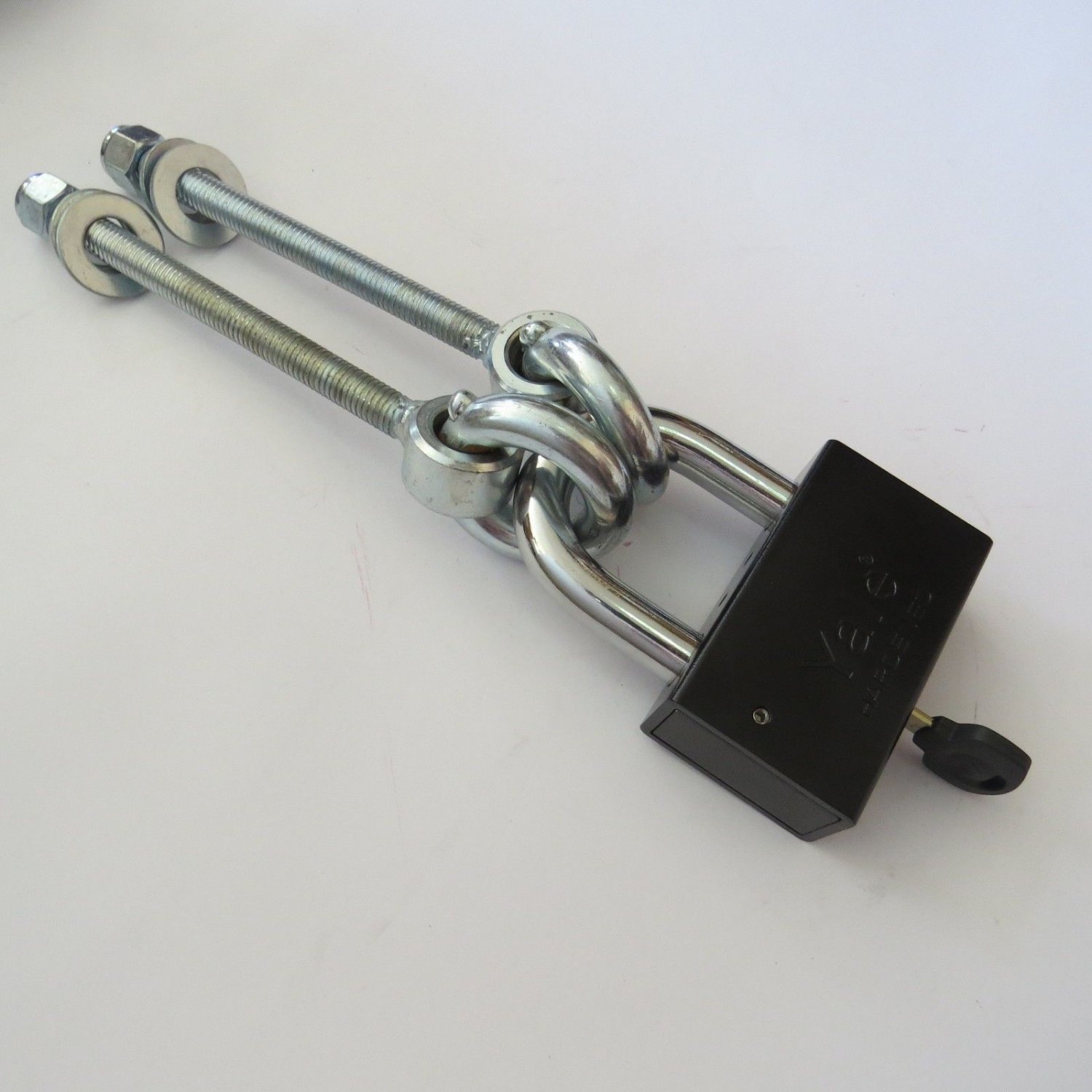 DOOR SECURITY LOCKING STORE WAREHOUSE STORAGE GATE GARAGE SHOP LOCK ...