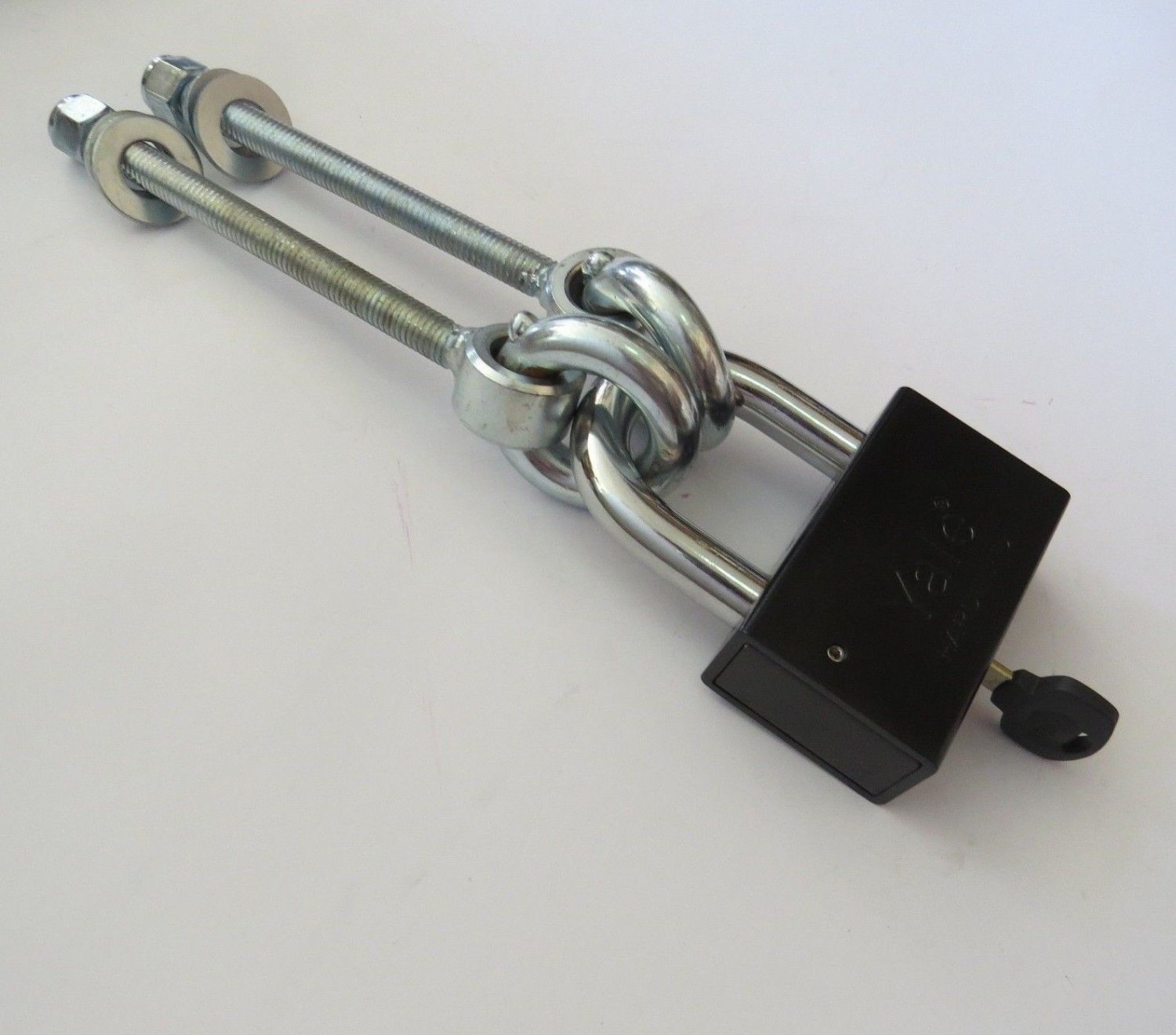 DOOR SECURITY LOCKING STORE WAREHOUSE STORAGE GATE GARAGE SHOP LOCK ...