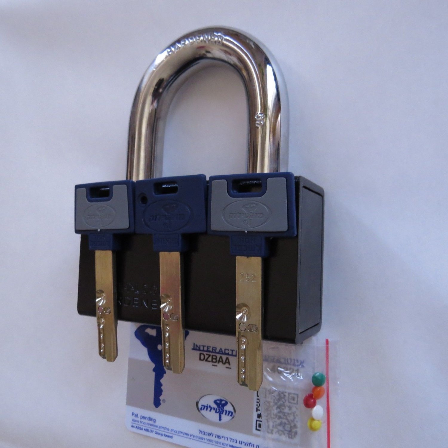 MUL-T-LOCK INTERACTIVE GIANT C 16 C-Series high security padlock 16mm 5 ...