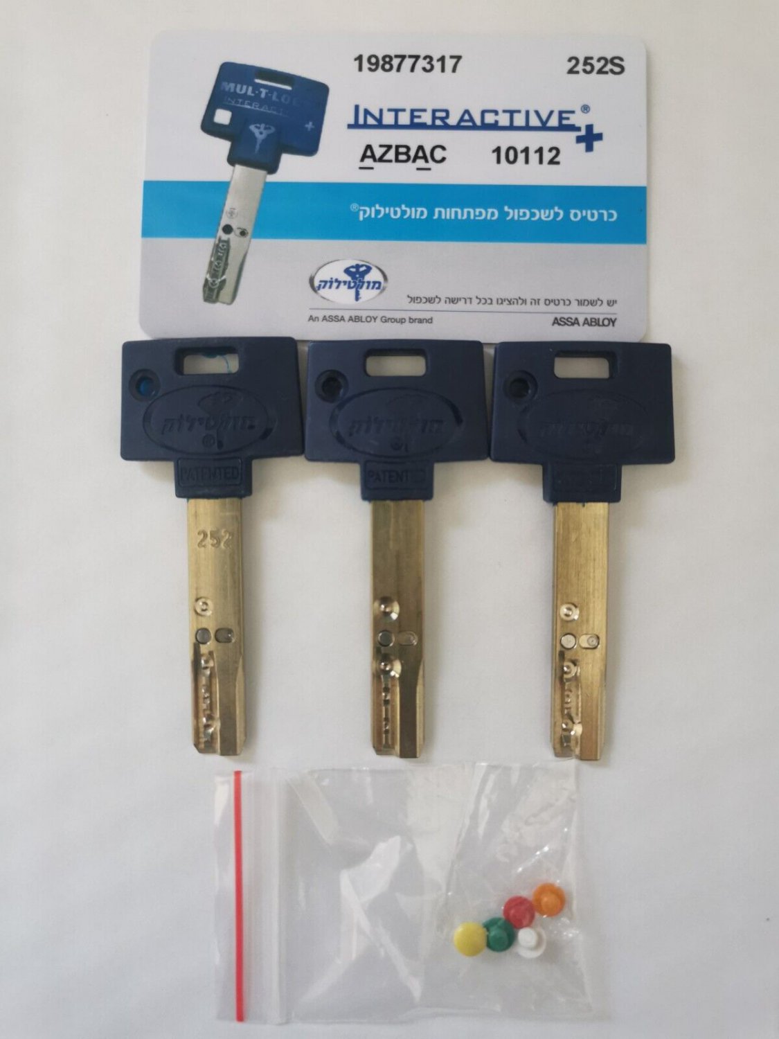 Mul T Lock Keys & Card Set Locksmiths, Collectors
