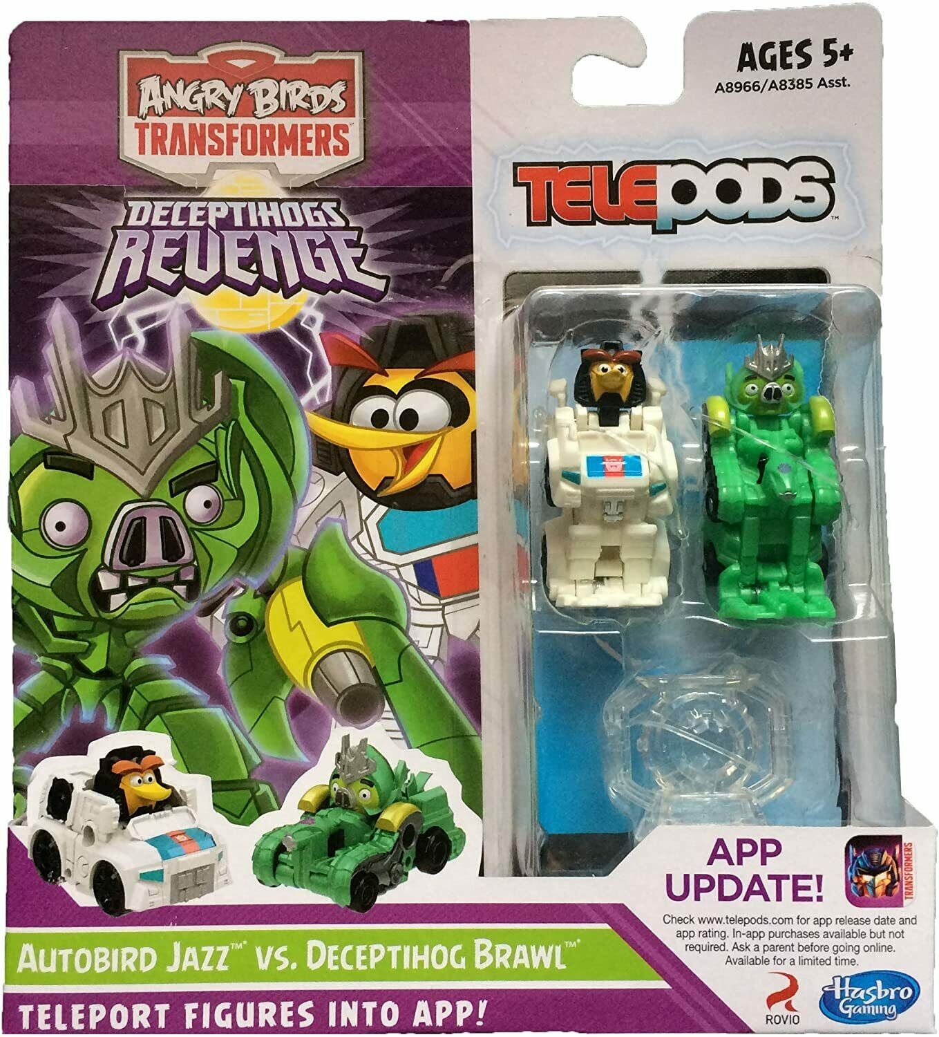 Hasbro, Angry Birds Transformers Telepods Autobird Jazz Bird vs ...