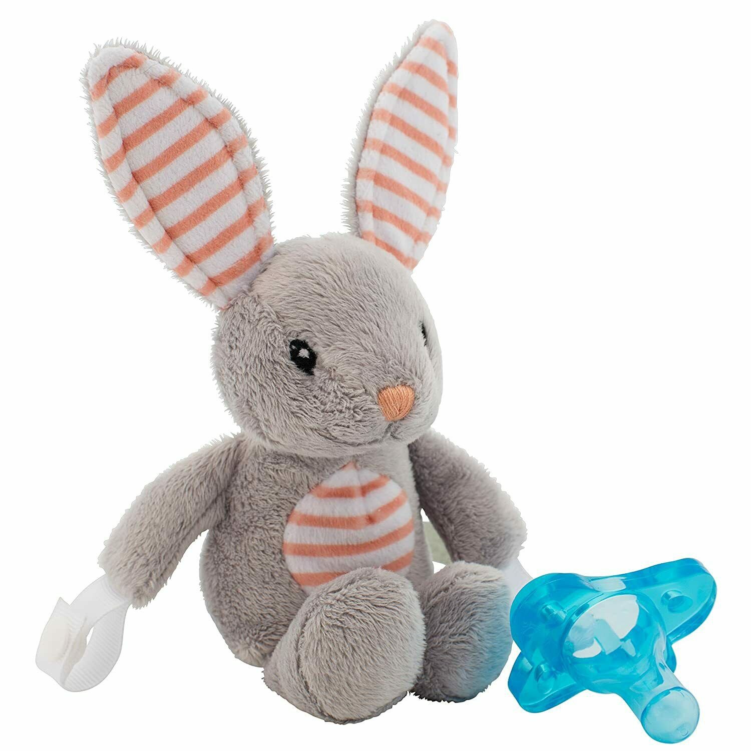 Dr. Brown's Lovey Pacifier and Teether Holder, 0 Months Plus, Bunny ...