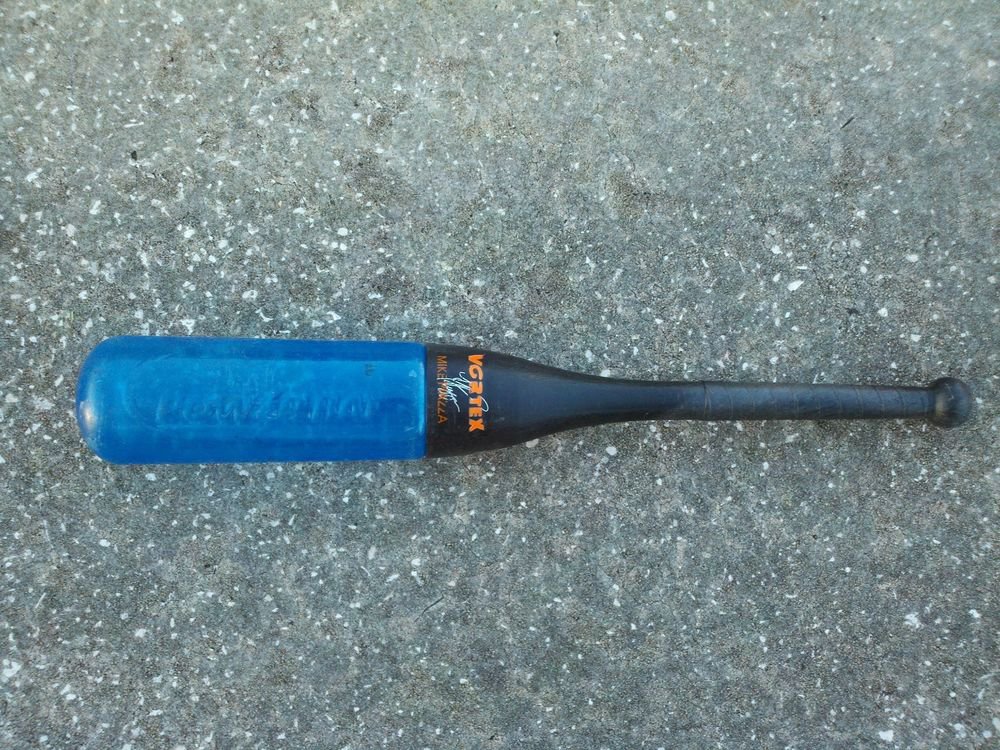 ultra rare Larami Vortex Power Bat Mike Piazza plastic bat clear blue ...