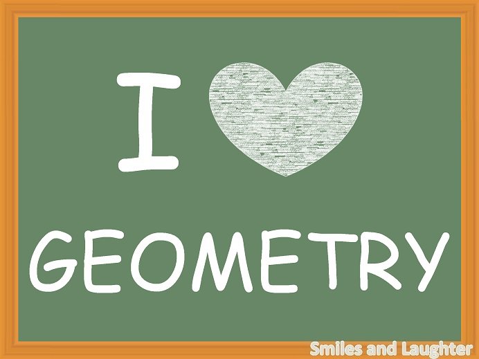 I Love Geometry, Printable Poster