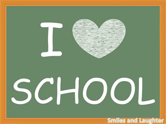 I Love School, Printable Poster