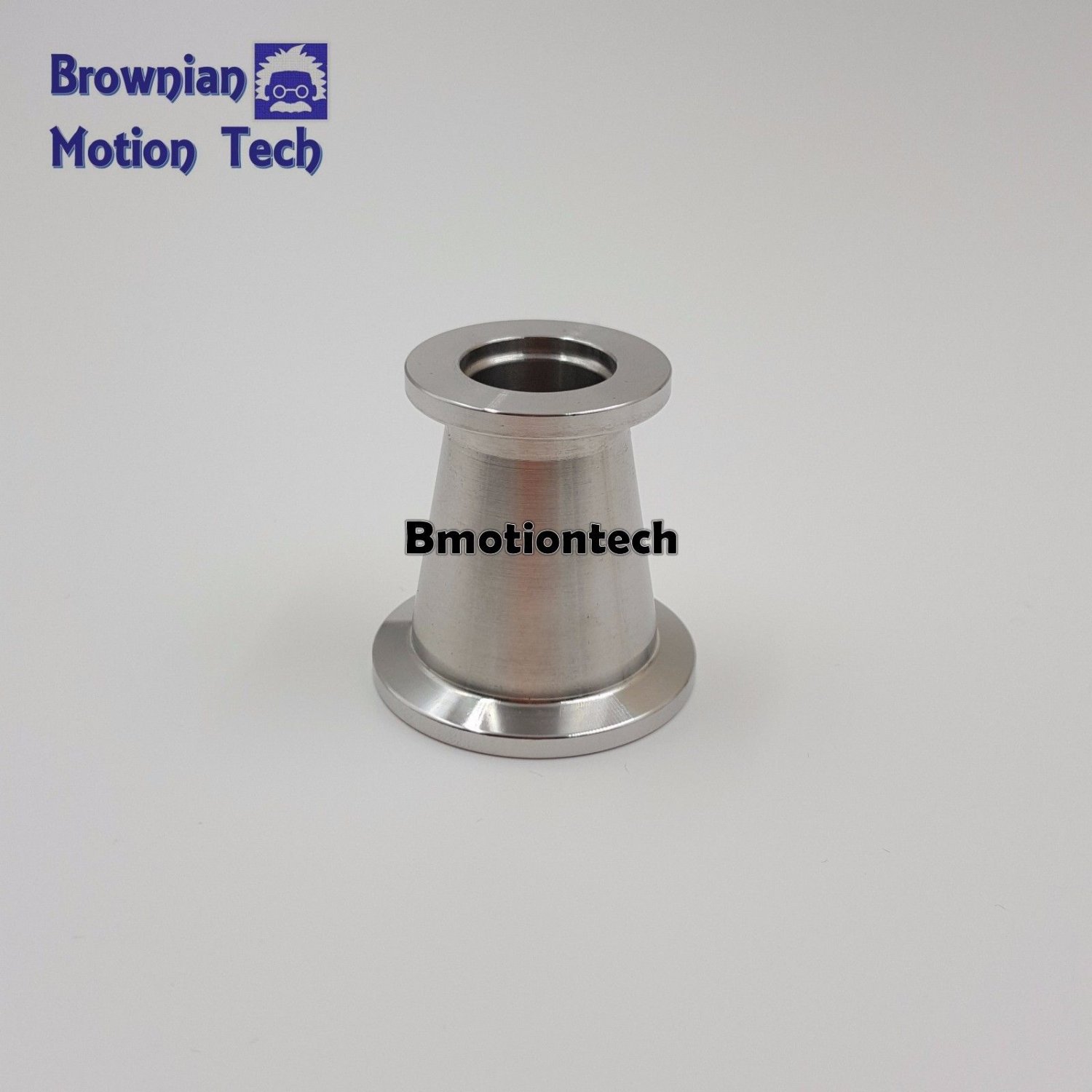 KF25 (NW25) to KF16 (NW16) Flange vacuum conical reducer, Stainless ...