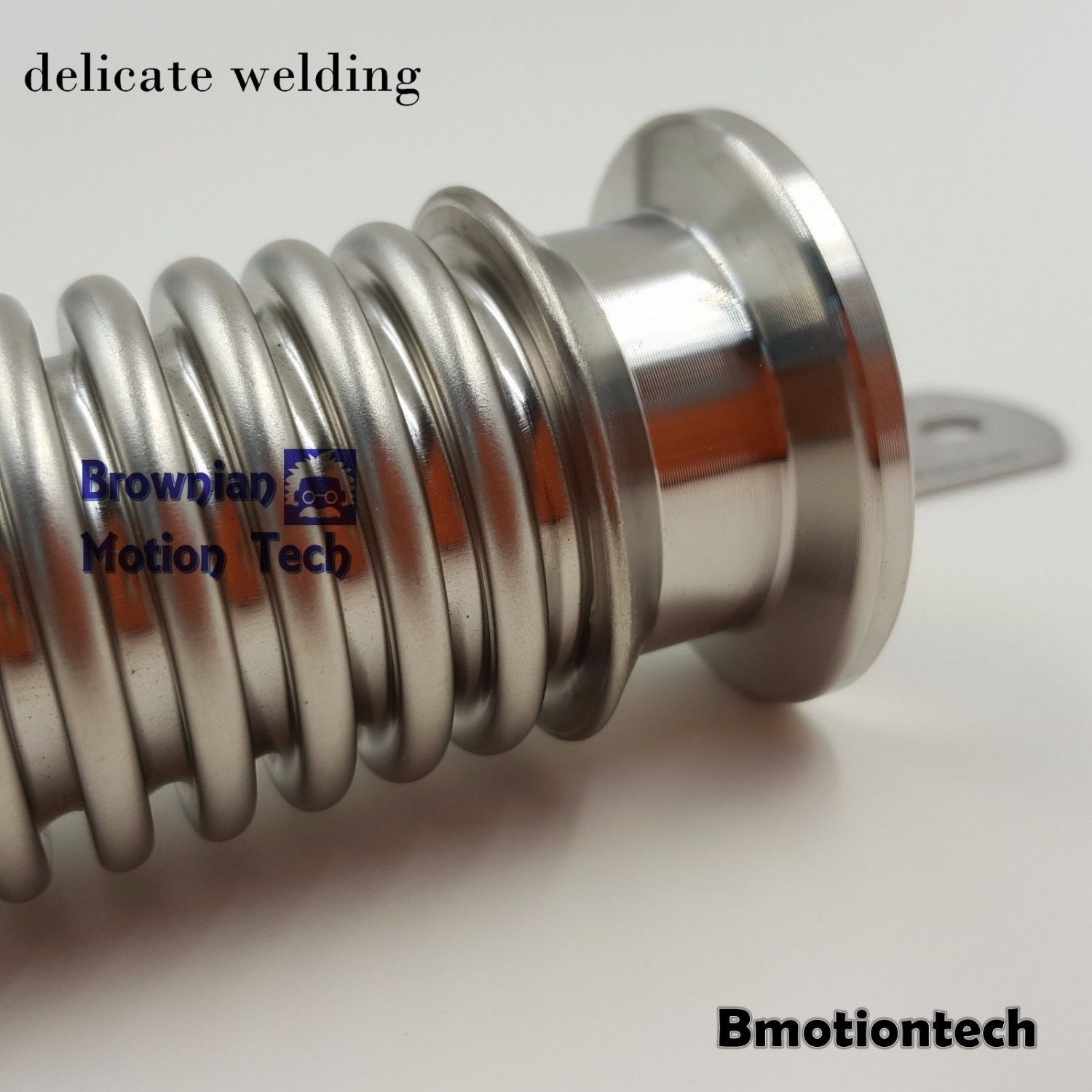 KF25 flange Stainless steel 304 vacuum flexible bellow hose wall thk ...