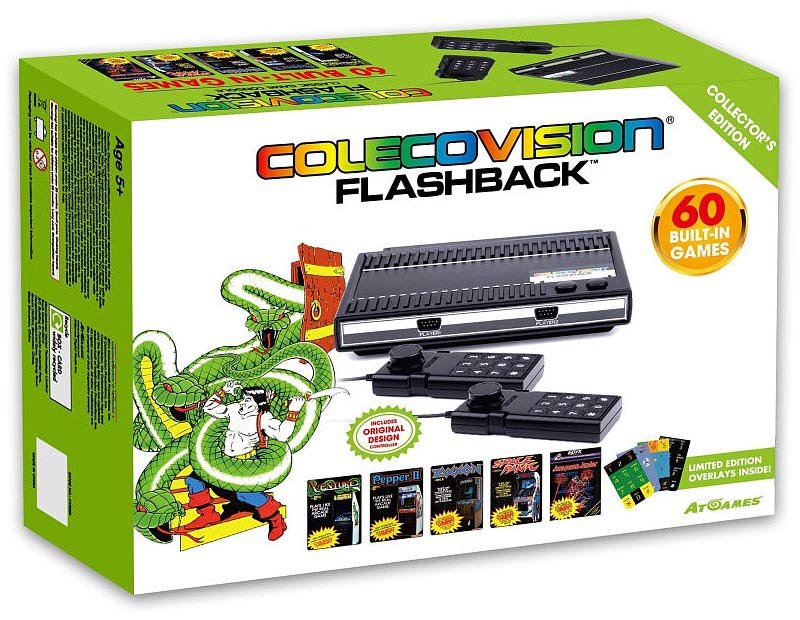 Brand New ColecoVision Flashback Classic Game Console w/ 60 Built-In Games