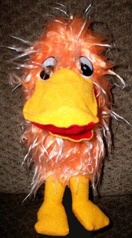 PLUSH BIRD PUPPET CHILDREN'S School Home Fun Orange Toucan Kids Parrot ...