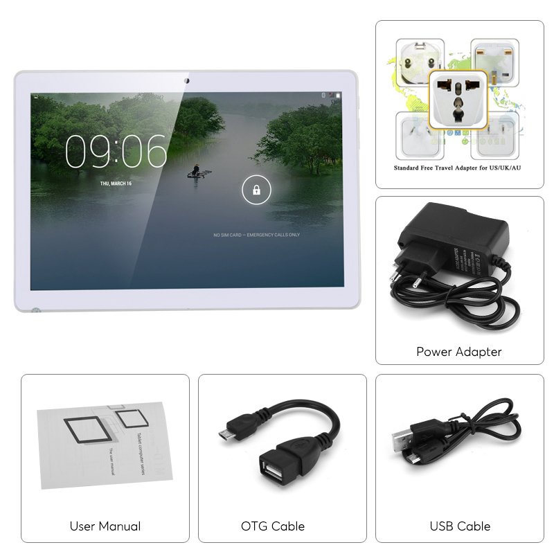 Android Tablet PC - 3G, 10.1 Inch IPS Display, Dual IMEI, Bluetooth ...