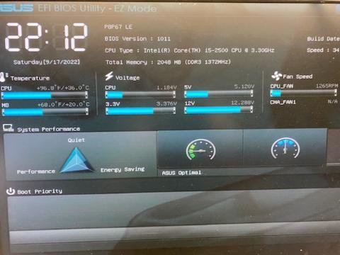 Asus P8P67-LE Motherboard + i5 processor