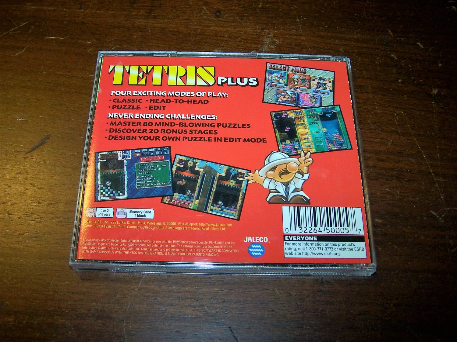 tetris plus ps1 game 1996 jaleco