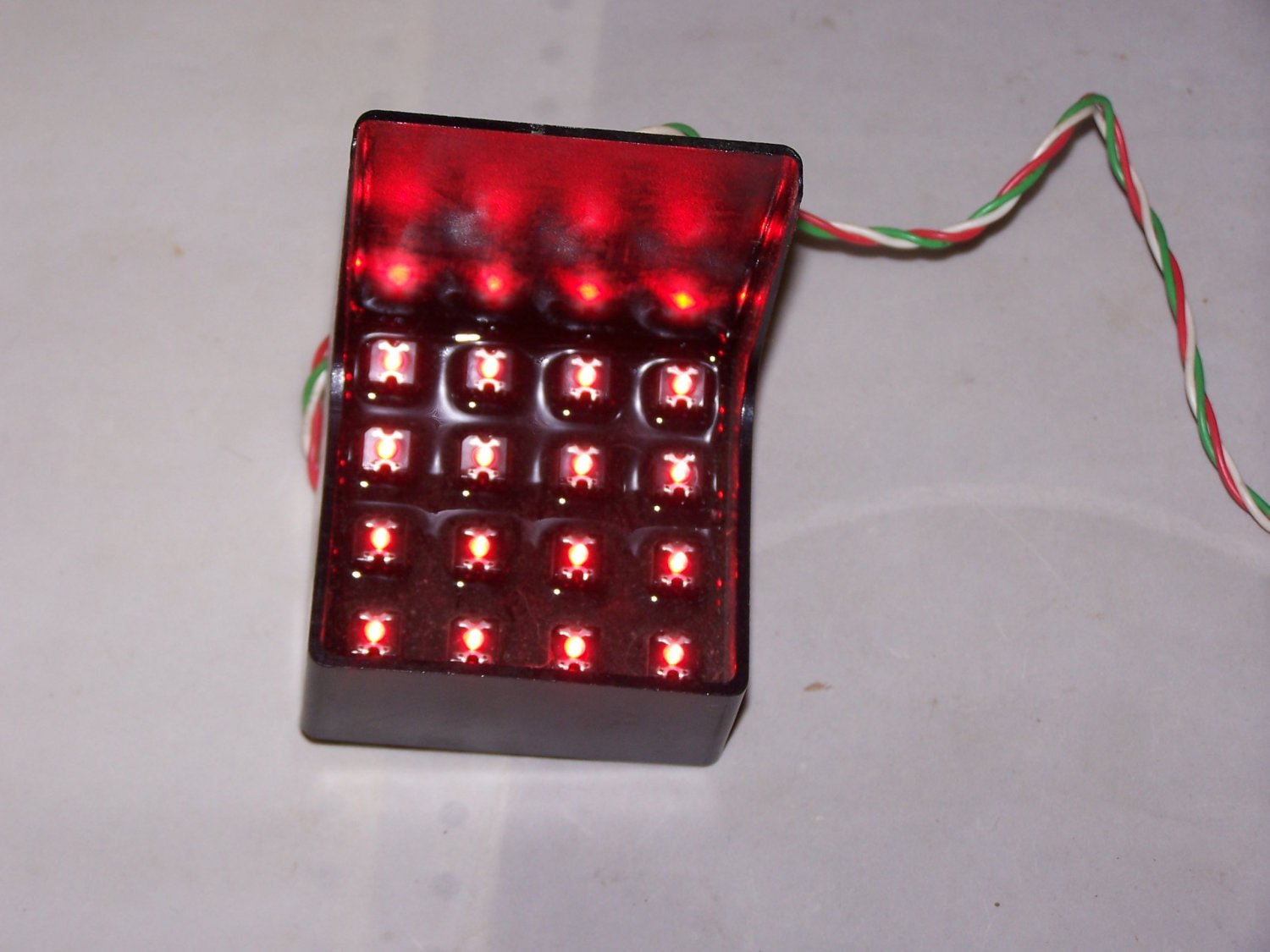 16 led cluster block Red HP led