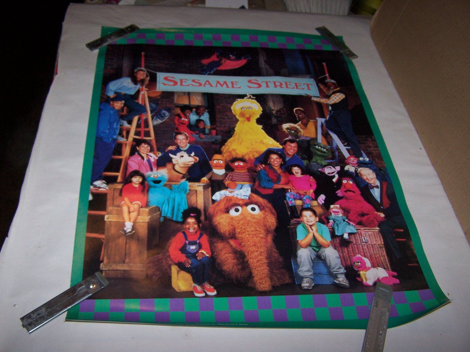 sesame street poster 1992 children's television workshop