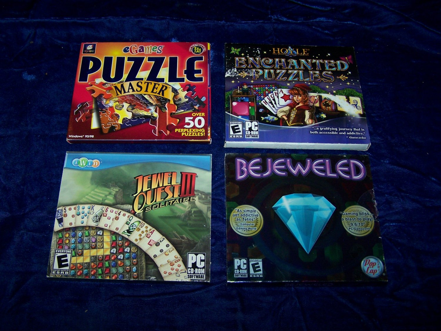 hoyle puzzle games lot windows xp pc video games