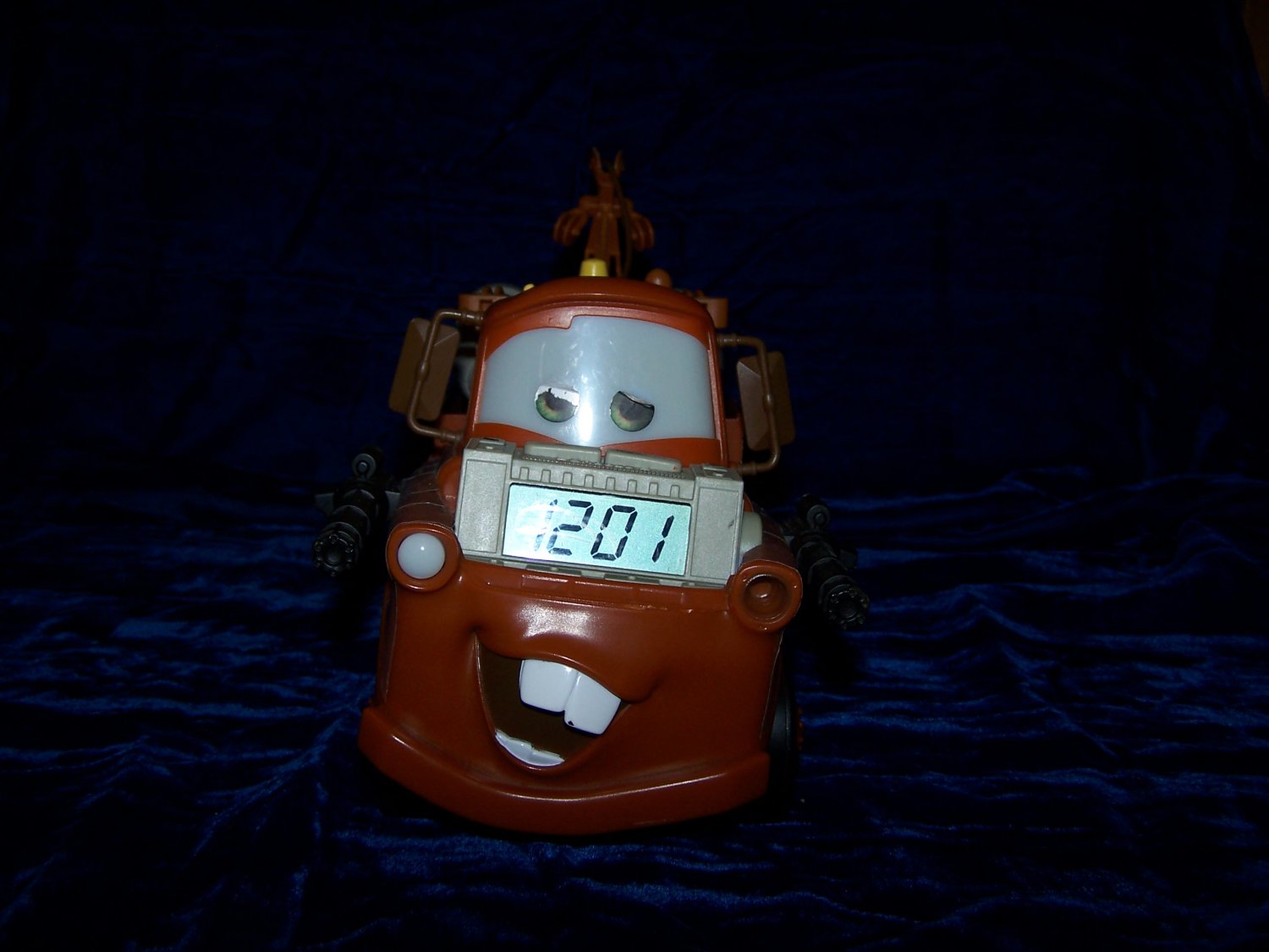 tow mater clock radio alarm night light