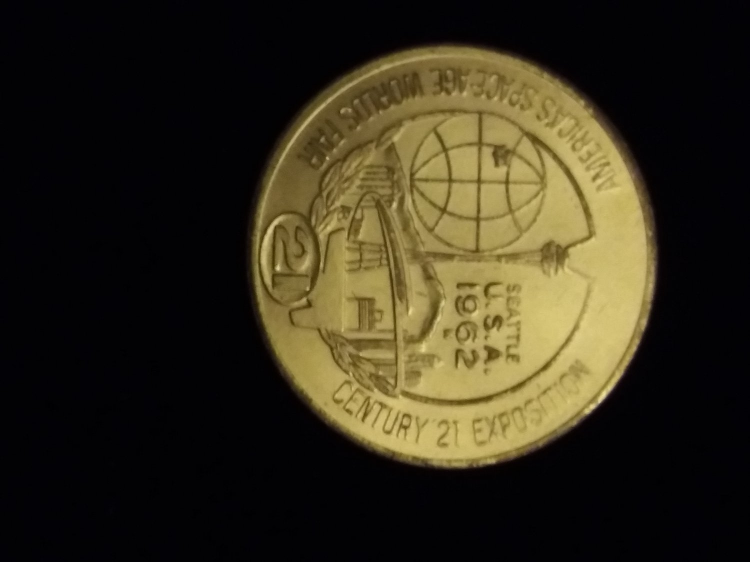 Seattle 1962 World's fair coin token