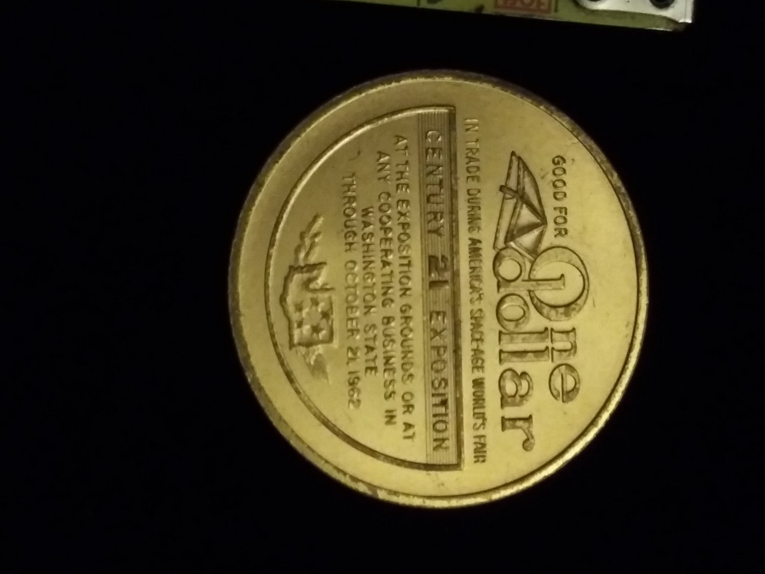 Seattle 1962 World's fair coin token