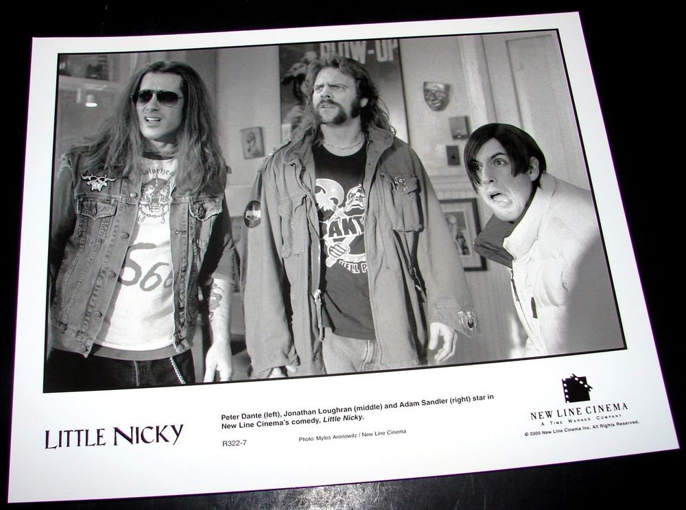 2000 LITTLE NICKY Original Press 8x10" Photo Adam Sandler Peter Dante ...