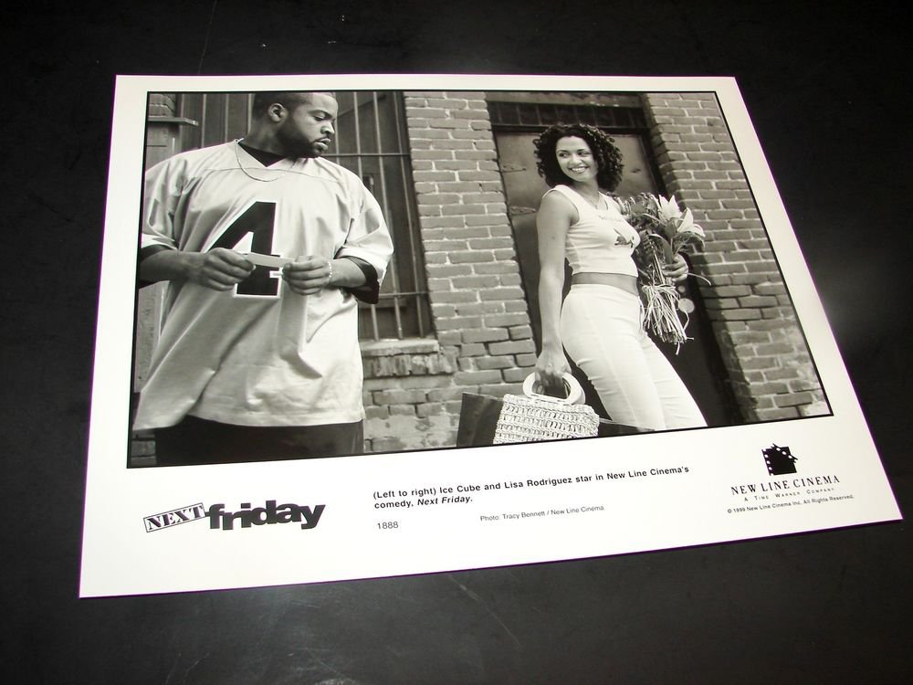 1999 NEXT FRIDAY Movie Press Kit 8x10" Photo Ice Cube Lisa Rodriguez