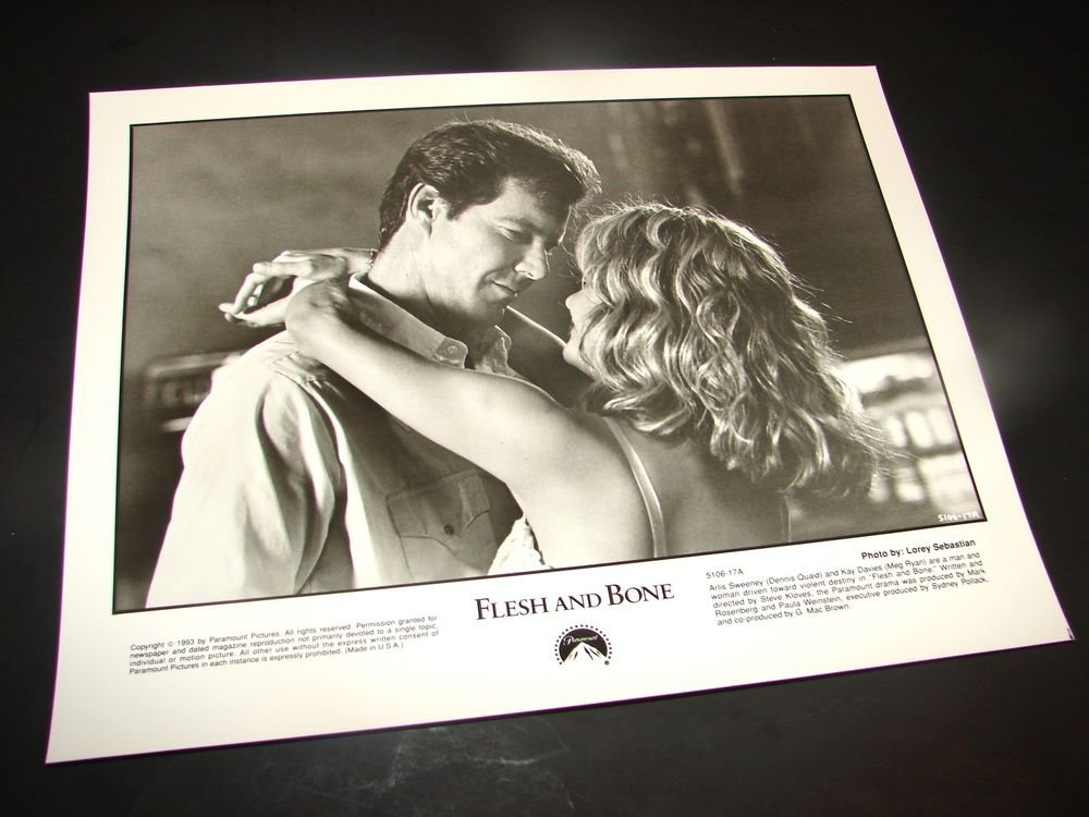 1993 FLESH AND BONE Movie Press Photo Dennis Quaid Meg Ryan 5106-17A