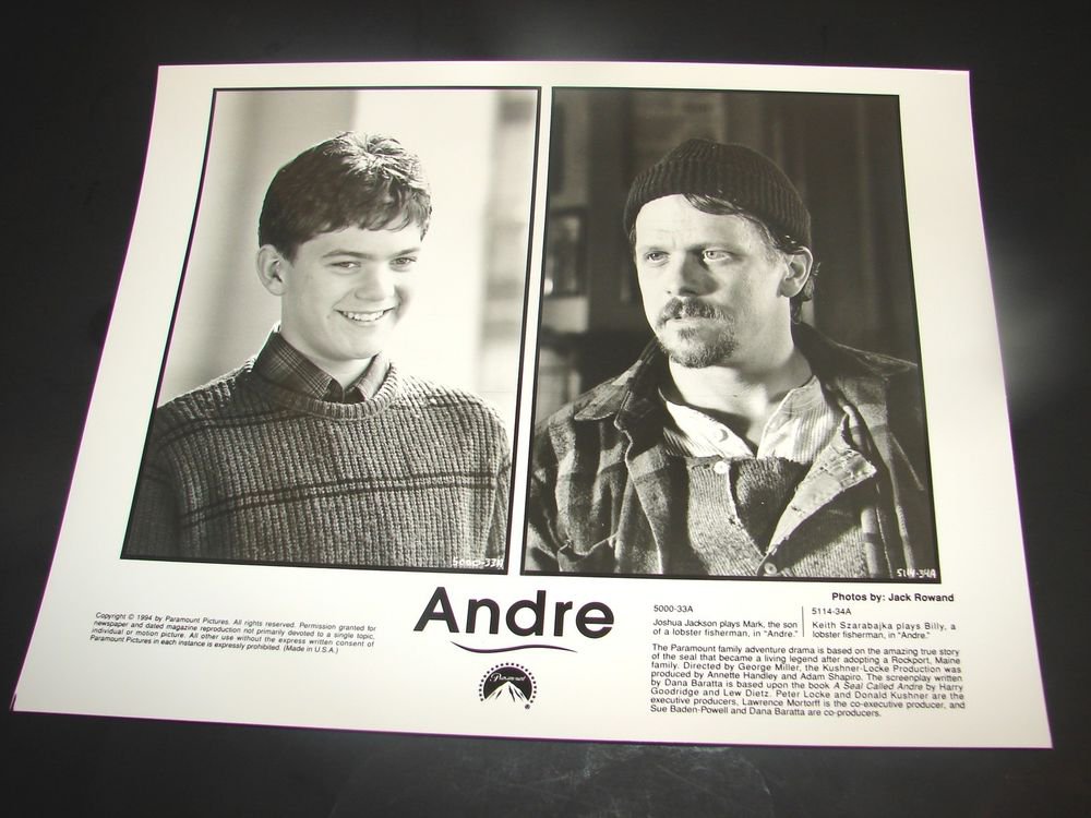 1994 ANDRE Movie Press Kit 8x10" Photograph Josua Jackson Keith Szarabajka