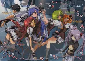 Shuffle Anime Pencil Board Shitajiki