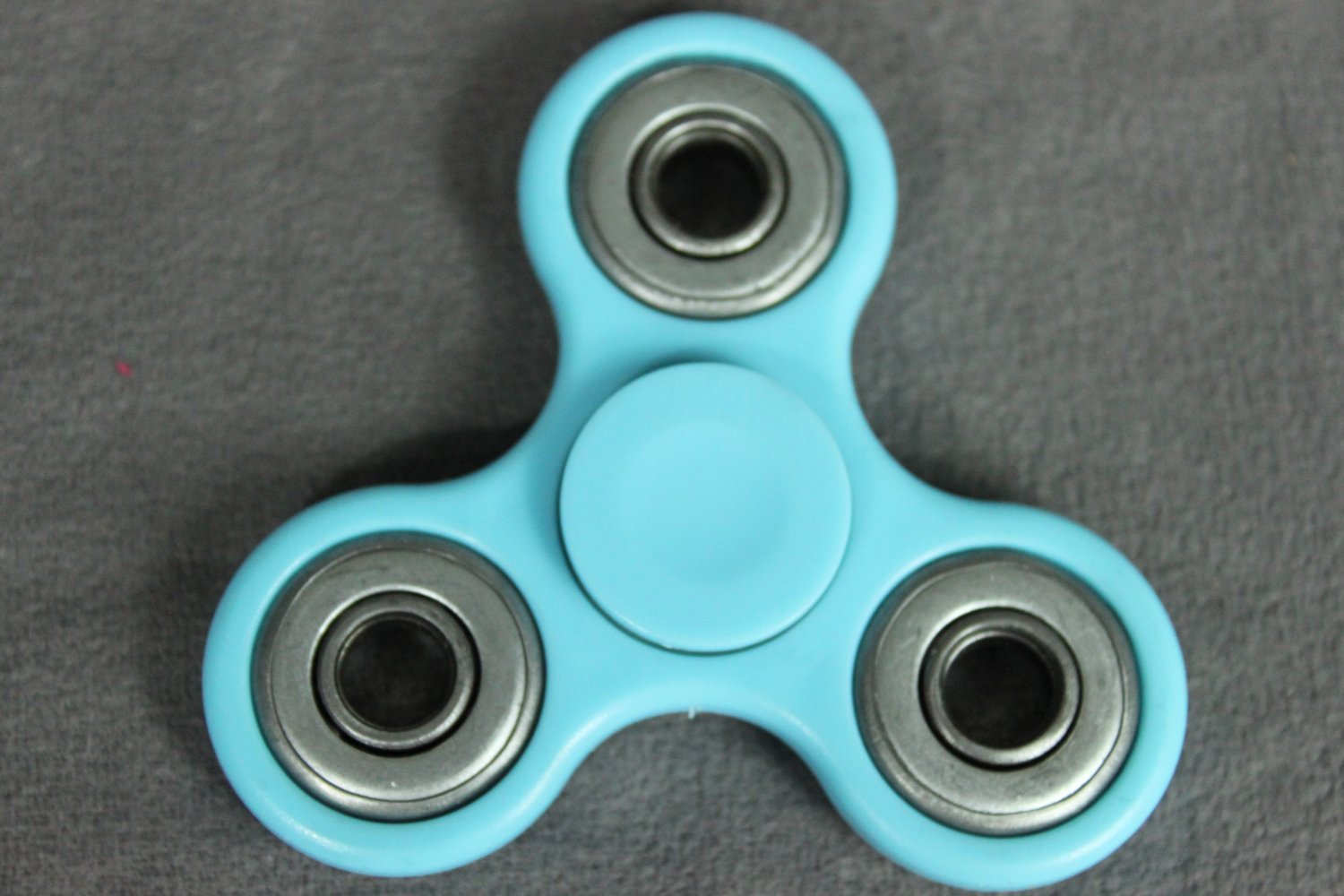 Blue Tri-Spinner Fidget Gadget for Focus, ADHD, and Fun