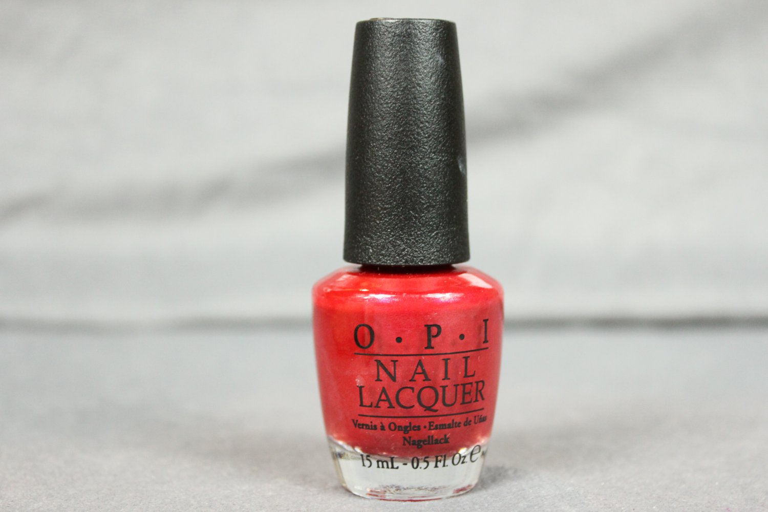 OPI Nail Lacquer DANKE-SHINY RED Nail Polish