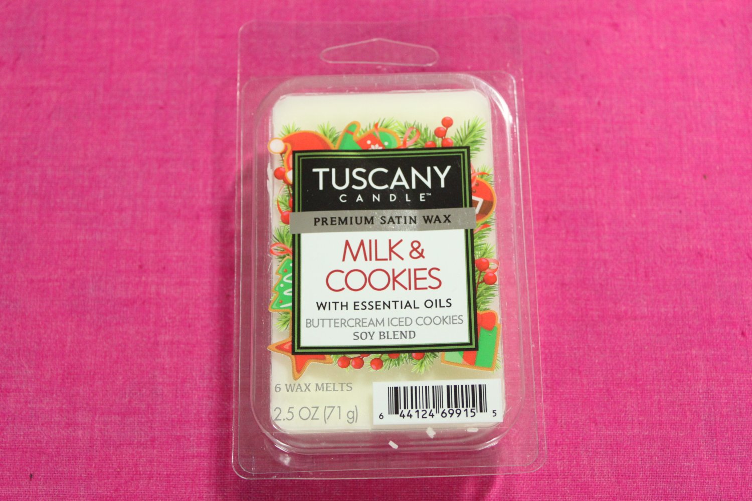 Tuscany Candle Wax Melt Cubes Milk & Cookies