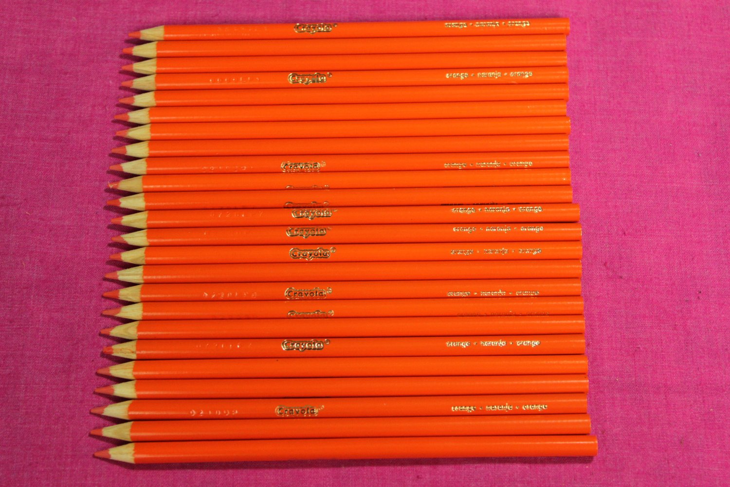 Crayola Single Color Pencils Set of 24 Orange