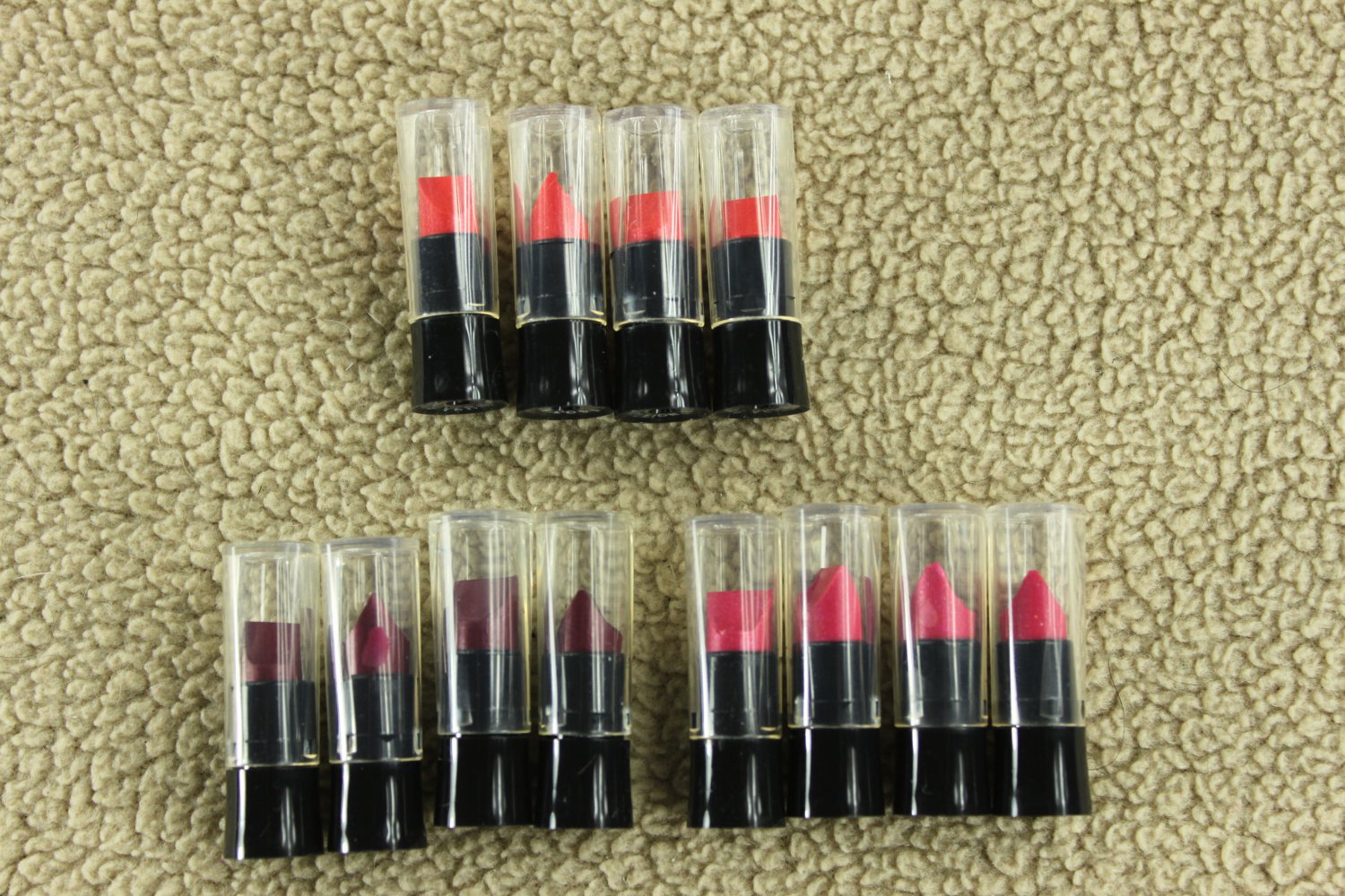 Avon Ultra Color Rich Lipstick Bullet Samples - Pink Plum & Red
